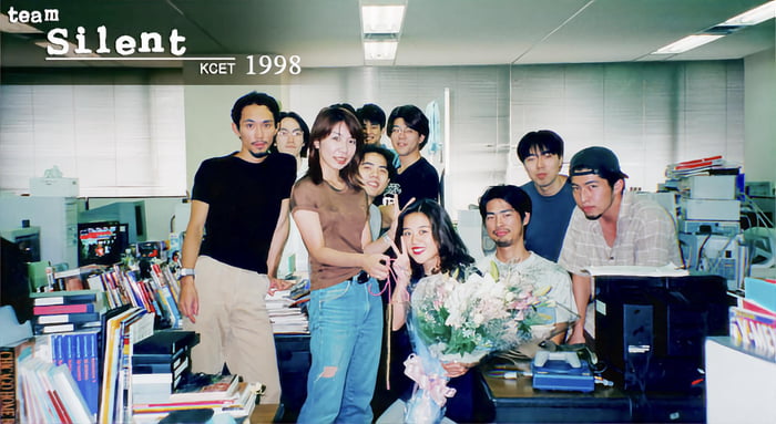 Members of Team Silent at Konami Computer Entertainment Tokyo during the production of the ...
