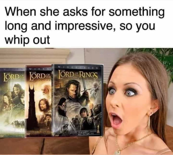 Thas Lord of the rings Sauce is welcome - 9GAG