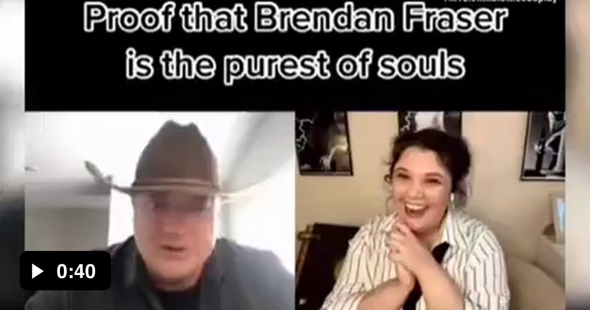 Brendan Fraser's interview with Lindsay Key - 9GAG