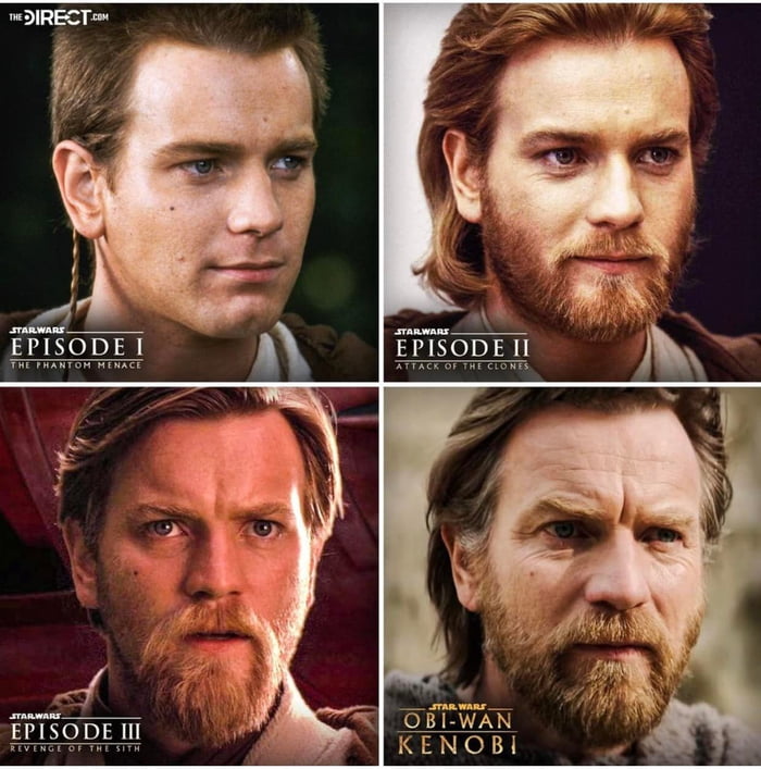Obi-Wan Kenobi through the years - 9GAG