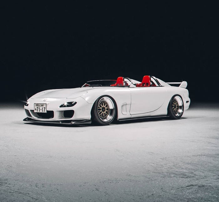 RX-7 roadster/barchetta thing render - 9GAG