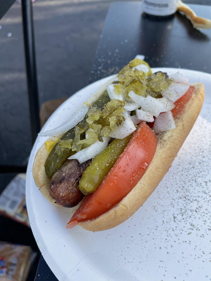 Grilled Chicago dog - 9GAG