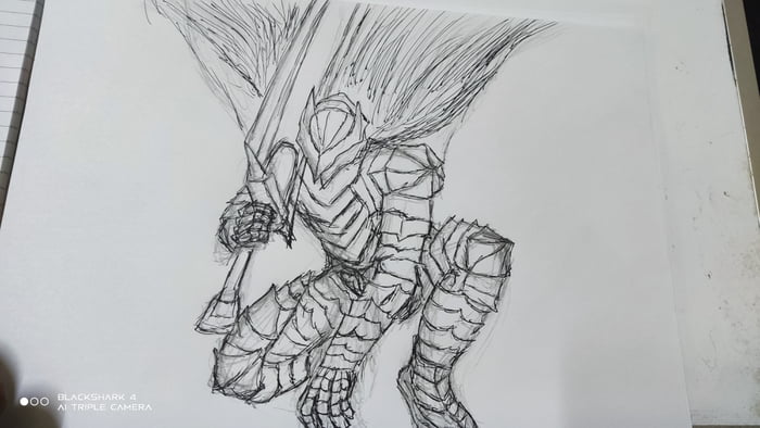 An attempt to draw berserk - 9GAG