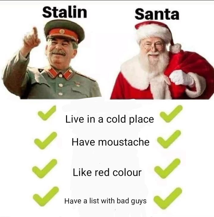 Santa vs Stalin - 9GAG