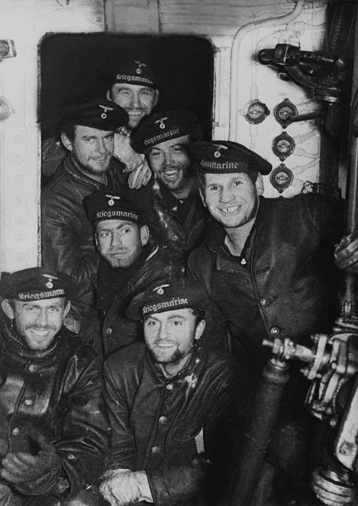 German submariners celebrating the 5th anniversary of the formation of ...