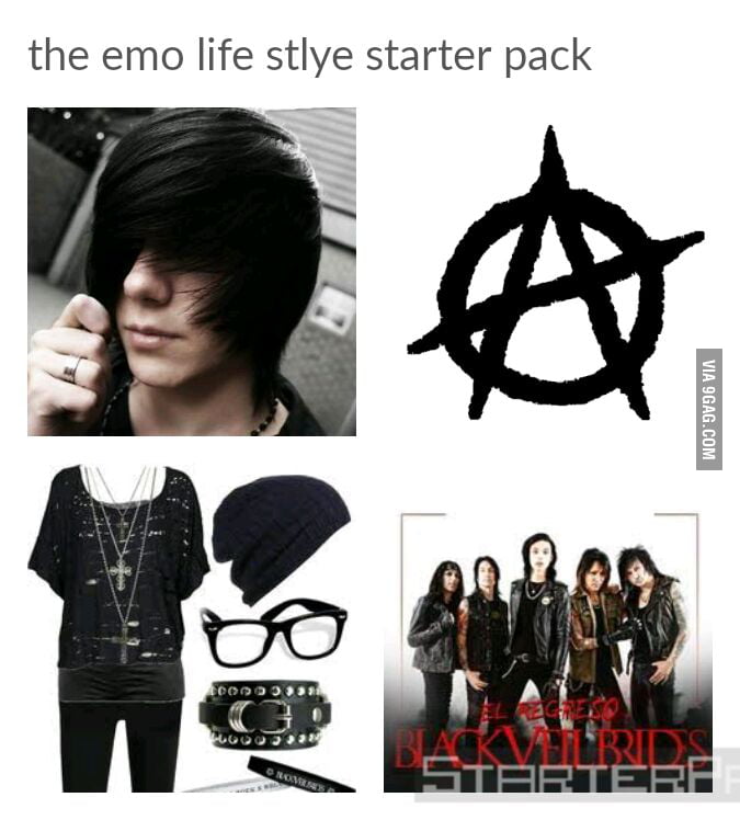 This isn't a phase mom, emo is a life style ( starter pack ) - 9GAG