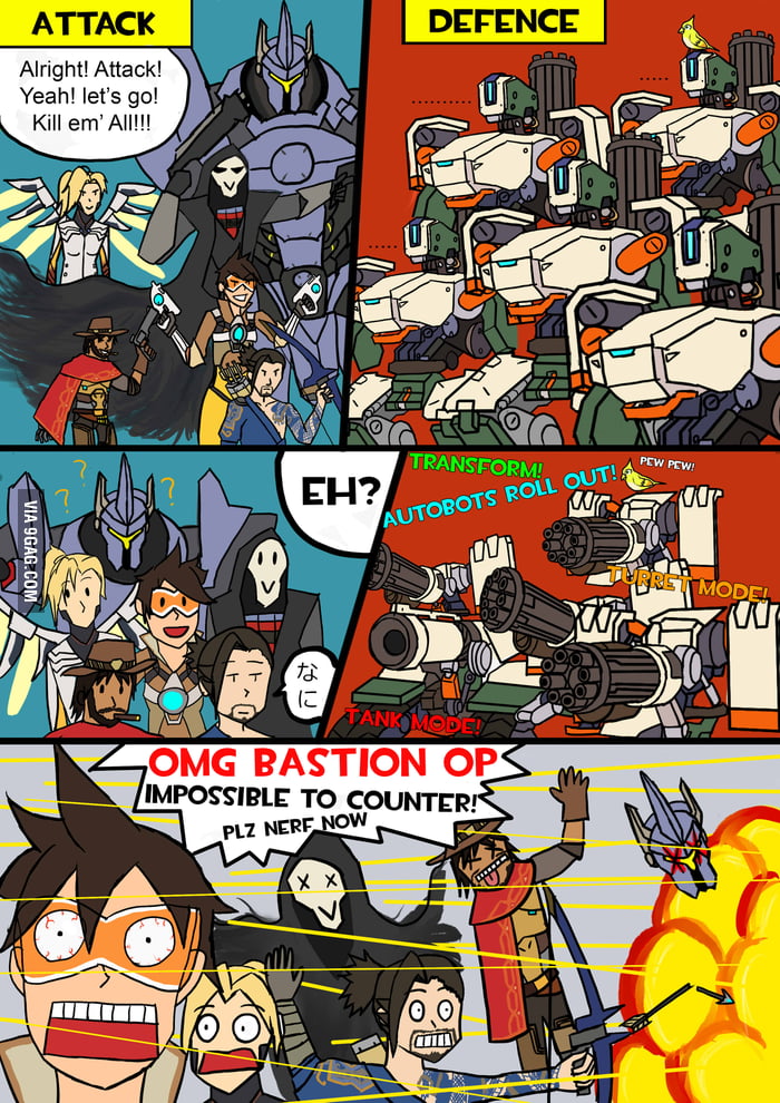When the other team has 5 Bastions - 9GAG