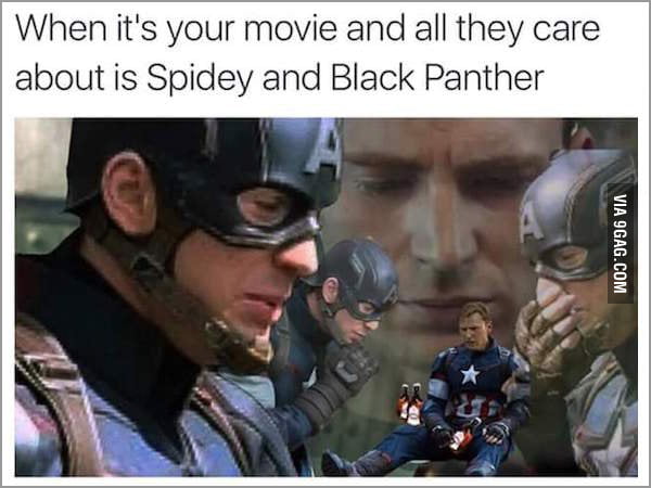 It's sad to be Captain America right now - 9GAG