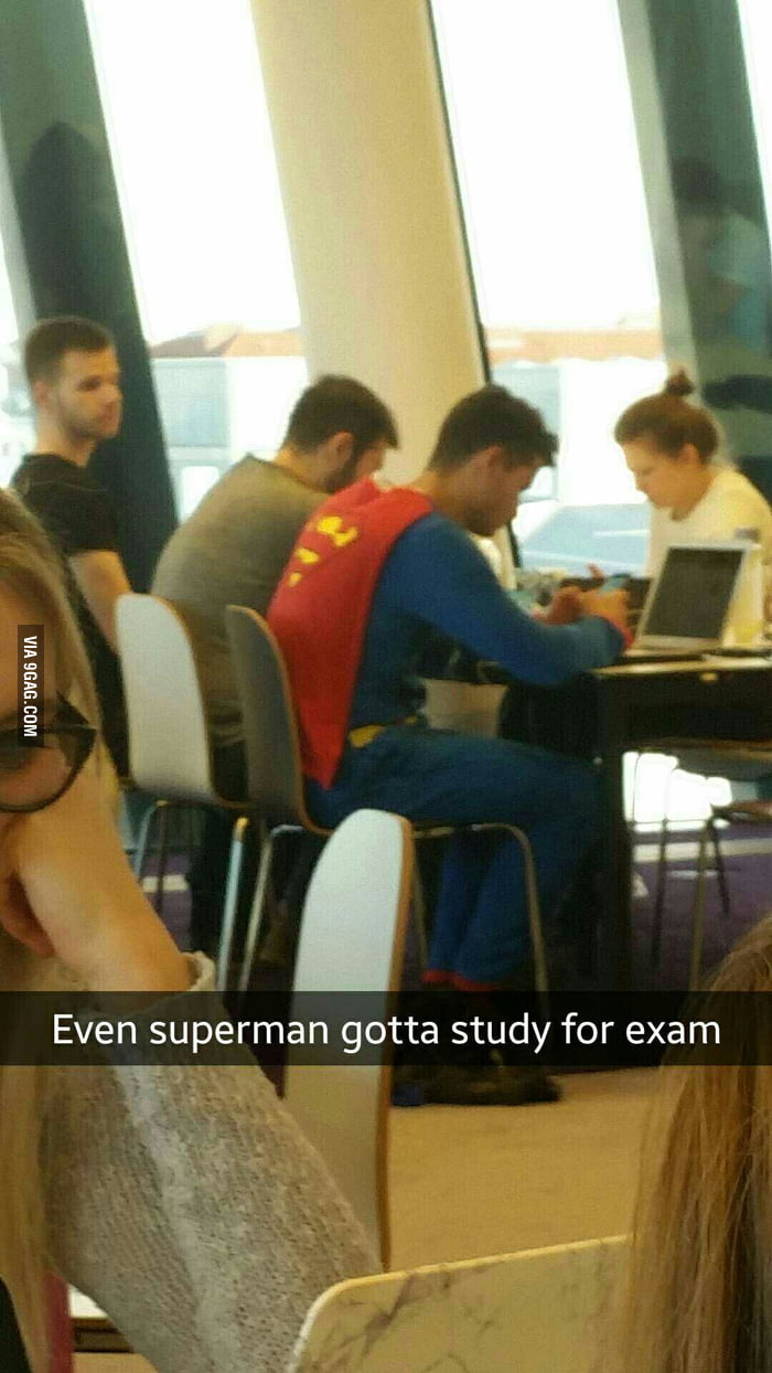 Superman works hard - 9GAG