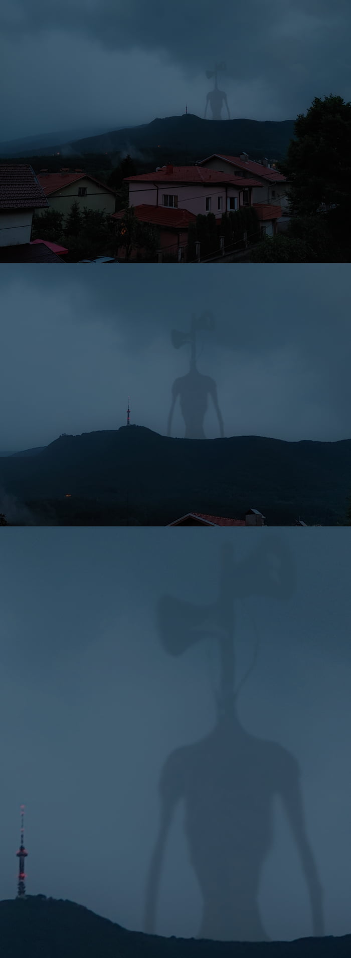 Siren Head spotted in Bulgaria - 9GAG