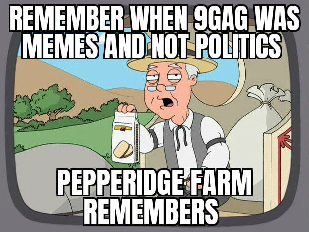 It's really sad that our community went from memes and rage comics to ...