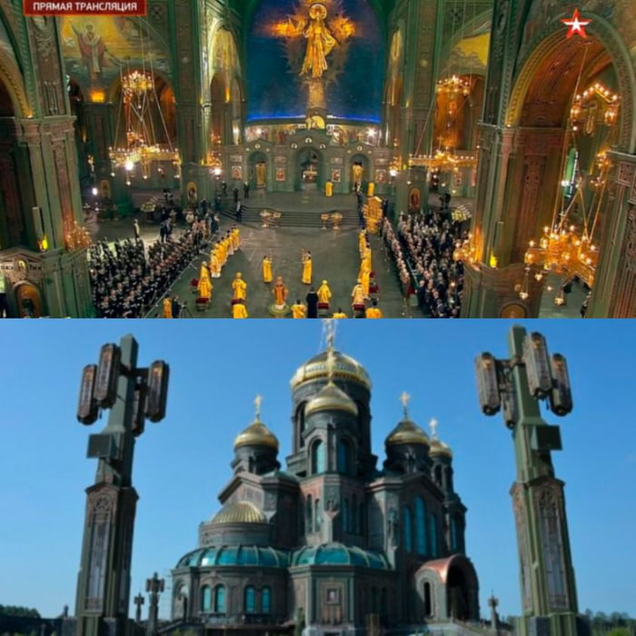 In soviet russia church goes full Warhammer 40k. - 9GAG