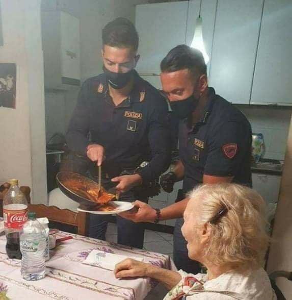 In Italy police check if you followed properly the recipe cooking your ...