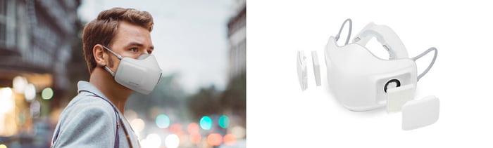 LG's PuriCare Wearable Air Purifier is a battery-operated face mask ...