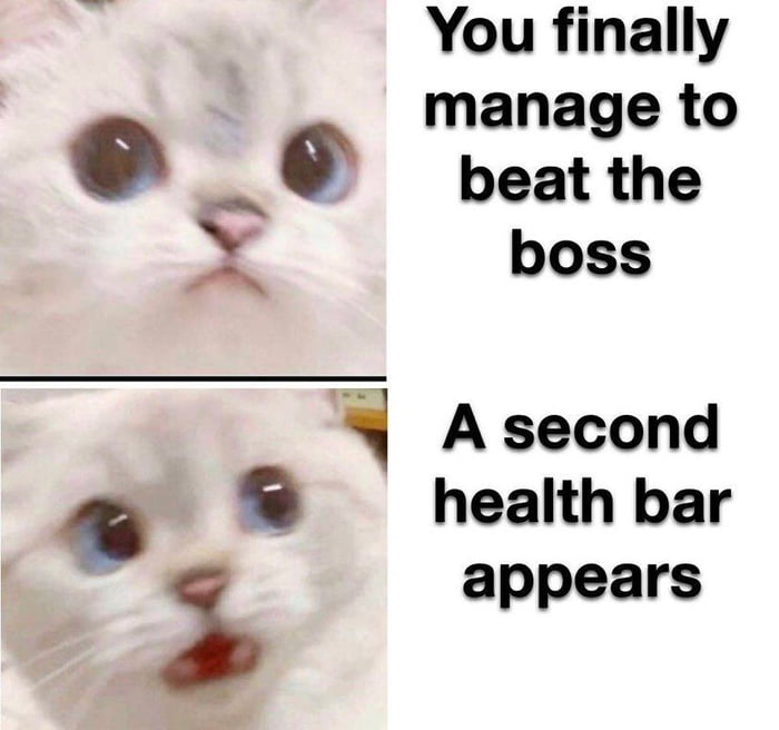 Second health bar is always bad - 9GAG