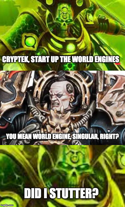 Everyone is just vibing until Szarekh shows up with a FLEET of world ...