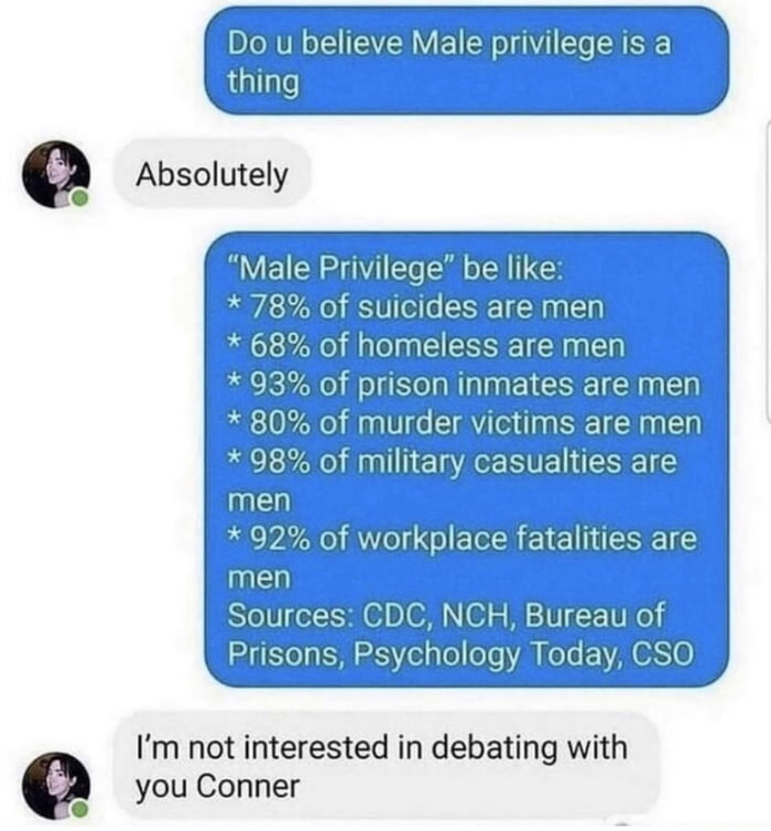 Male privilege - 9GAG