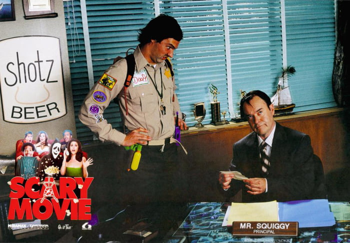 In Scary Movie (2000) David Lander plays Principal Squiggman, a ...