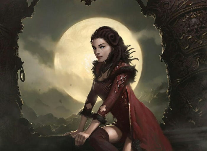 MTG Card Art-Stalking Vampire - 9GAG