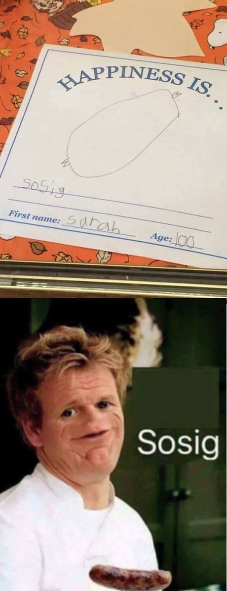 Best 30+ Sosig fun on 9GAG