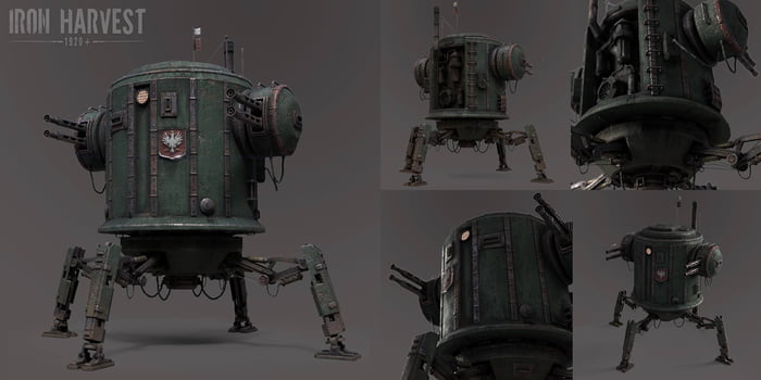 A new Polania mech for Iron Harvest. - 9GAG