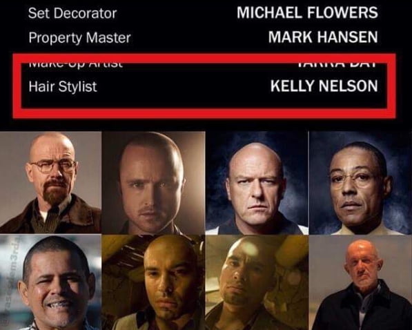 If u ever feel useless just remember there was an hair stylist in breaking bad. - 9GAG