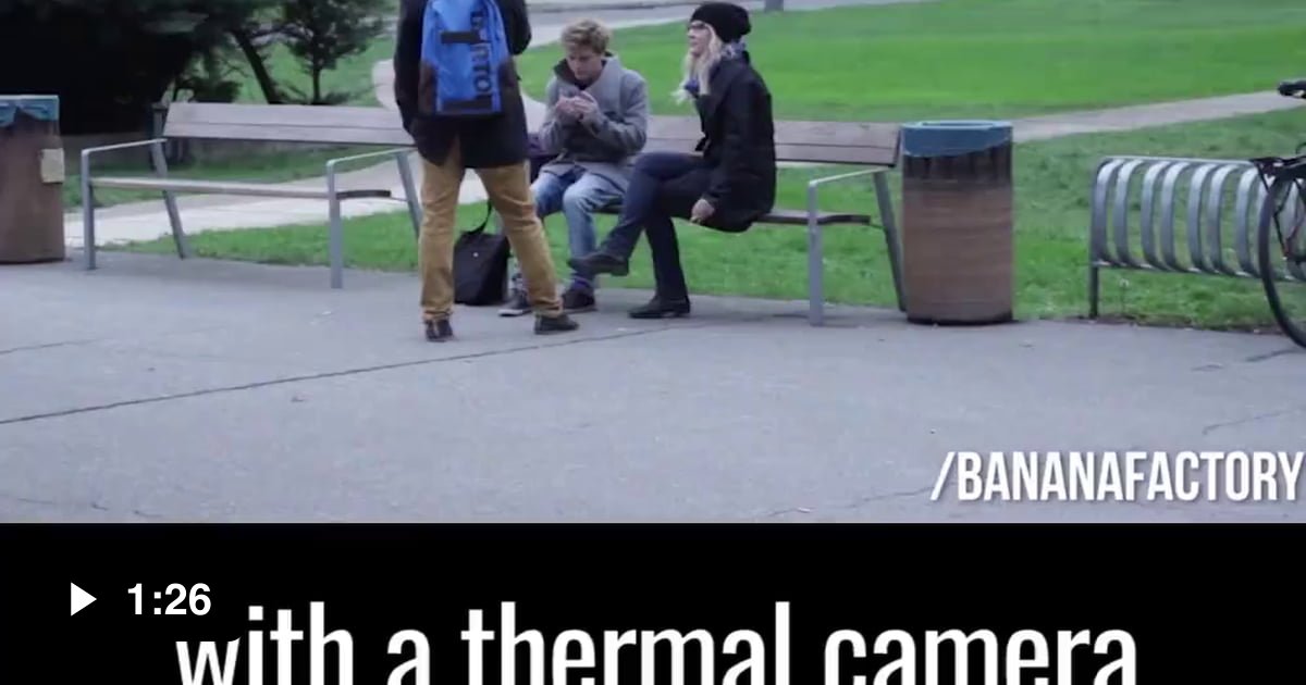 Nobody is safe from the thermal camera - 9GAG