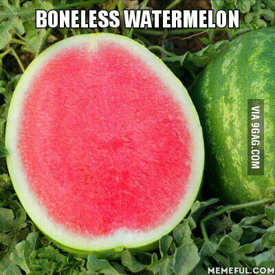 Boneless watermelon - 9GAG