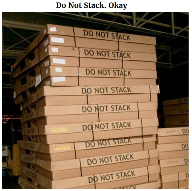 Do not stack (do not stack): do not stack - 9GAG