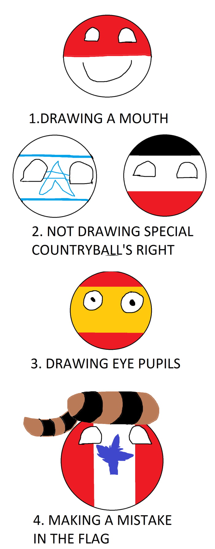 4 things that make fans of country balls upset - 9GAG