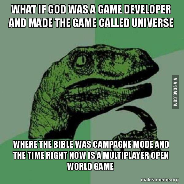 God is a gamer! - 9GAG