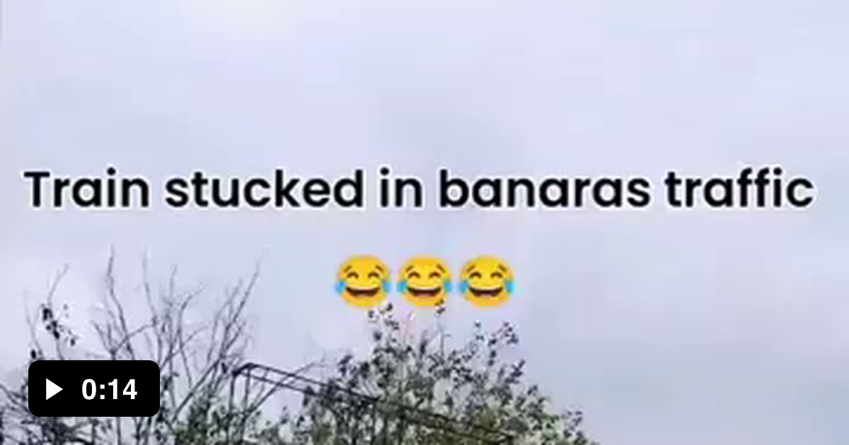 Train stuck in traffic - 9GAG