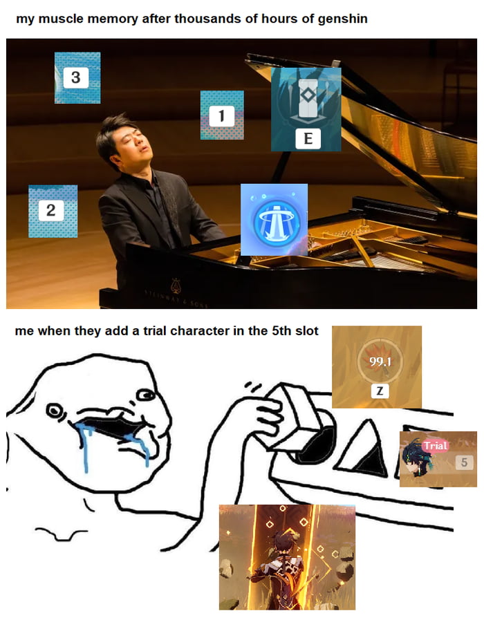 *rolls head across keyboard in the greatest expression of skill* - 9GAG