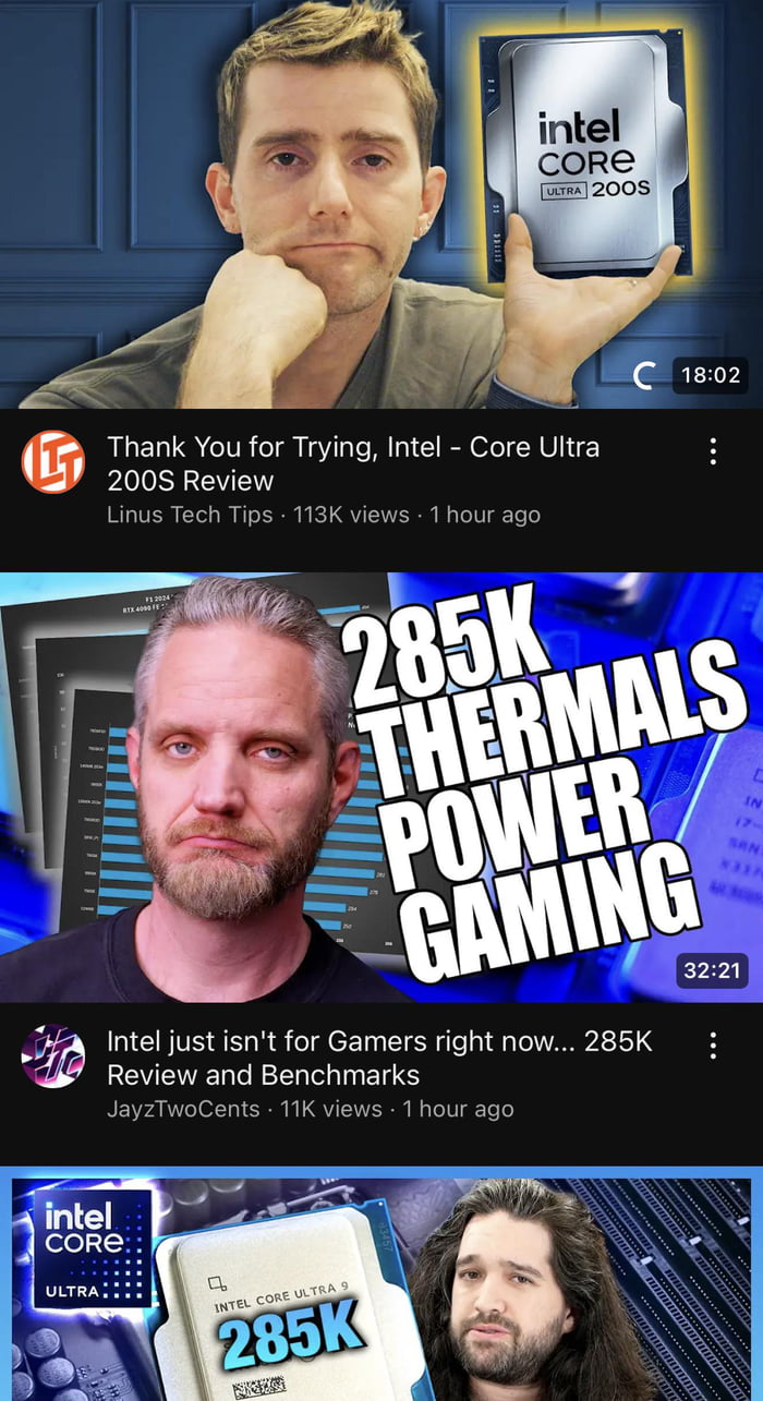 Don’t have to watch to know that what they’re going to say about new Intel Ultra - 9GAG