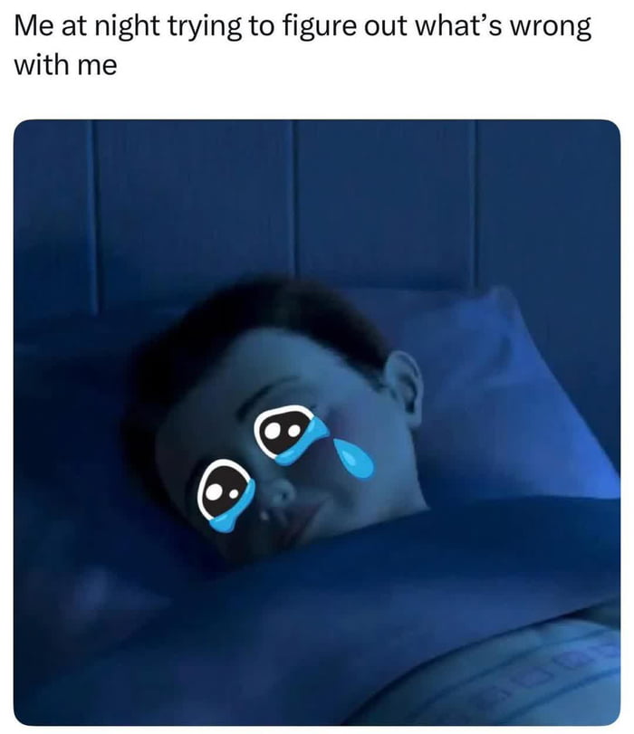 When the existential dread hits at 3 AM - 9GAG