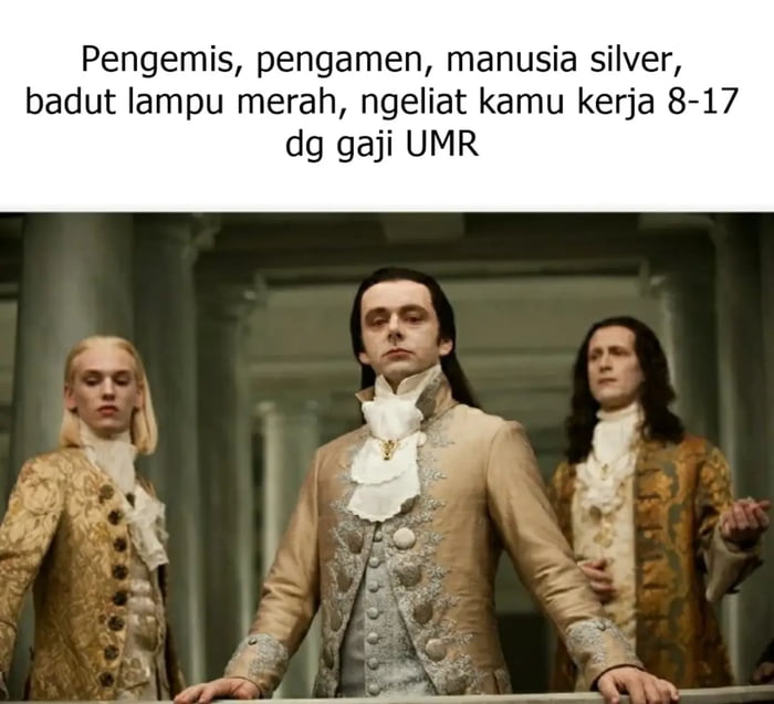 Hehe. Tapi gaji jadi karyawan halal. - 9GAG