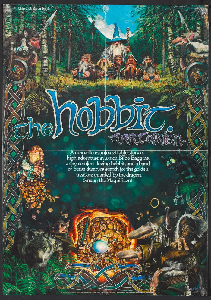 The Hobbit poster by fantasy artist Paul Bonner and produced by ...