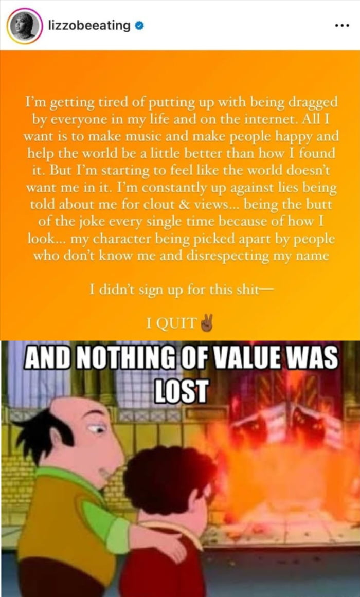 Just reiterating the message. And sentiment - 9GAG