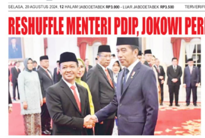 RESHUFFLE MENTERI PDIP, JOKOWI PERLEBAR PERMUSUHAN POLITIK - 9GAG