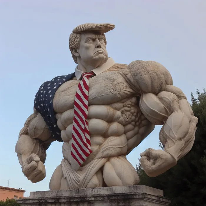 Erected a 1:1 monument for Trumps 2nd term. MAGA - 9GAG