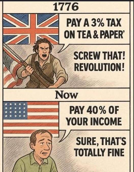 Tea TAX revolution vs. the brainwash effect.. #meme - 9GAG