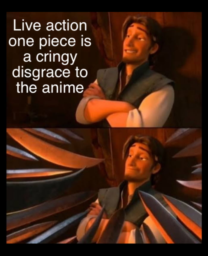 Im sorry but u cant hold a sword with your mouth in a live action 🤷♂️ - 9GAG