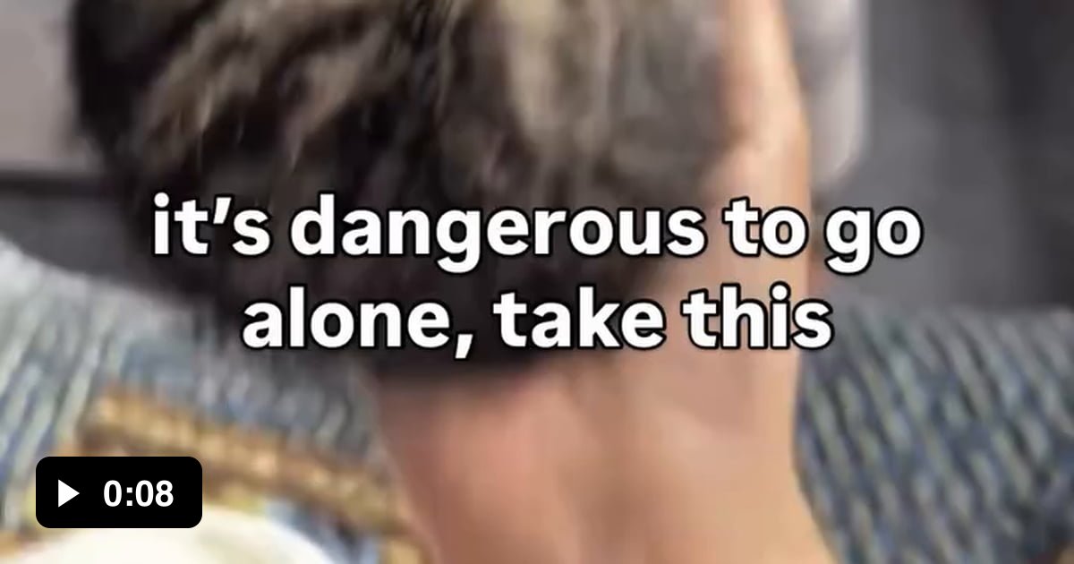 It's dangerous to go alone, take this little goober - 9GAG