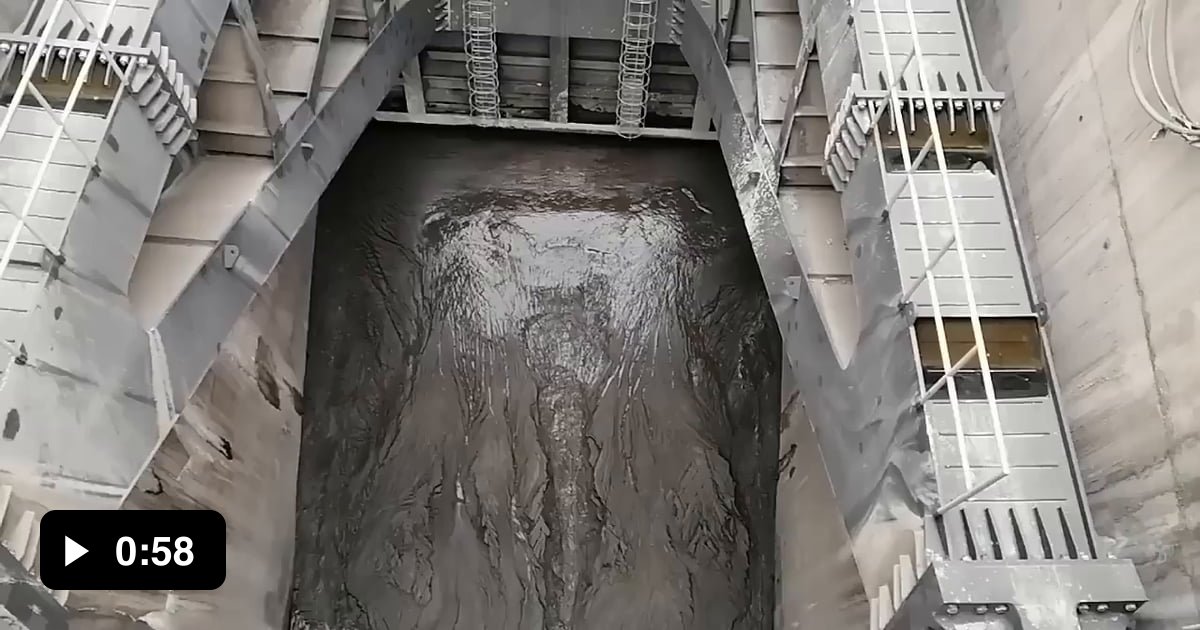 Releasing a dam spillway after decades - 9GAG