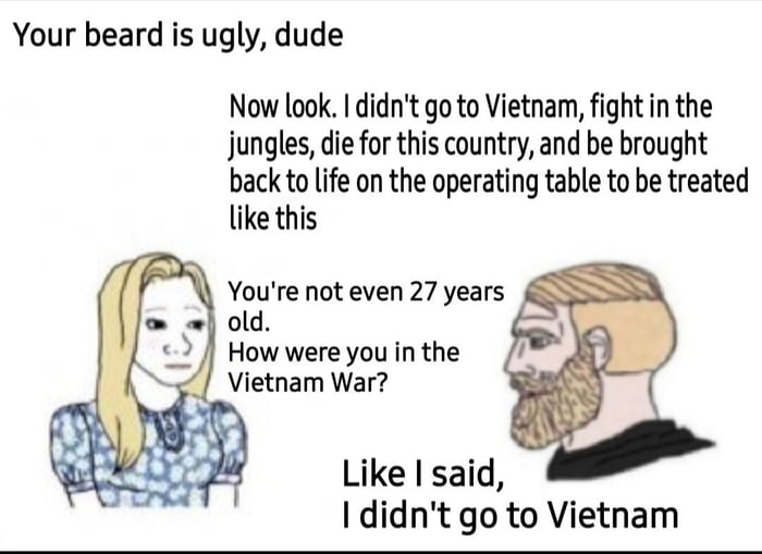 Woman and Chad - 9GAG