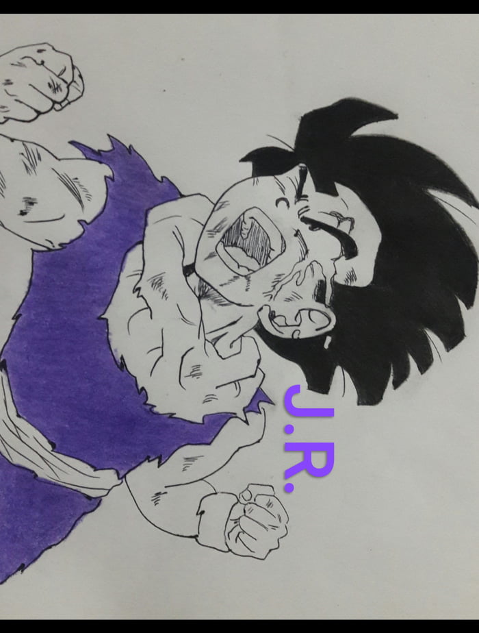 (Angry) kid Gohan was something else. IG/JR.ART.MX - 9GAG