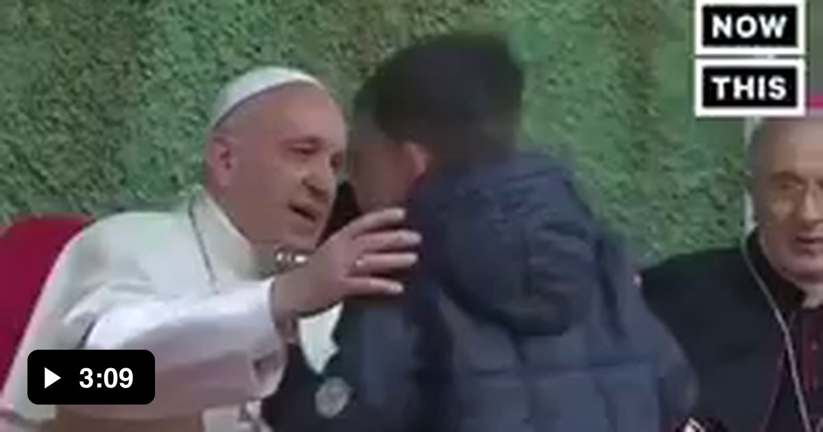 A profound Q & A between Pope and a kid who lost his father - 9GAG