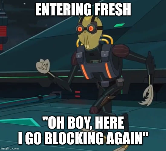 I enjoy blocking bots - 9GAG