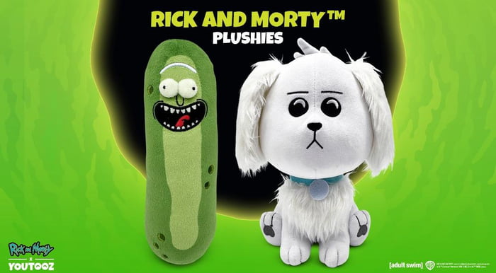 Pickle Rick and Snuffles merch new Youtooz merch!!!! - 9GAG