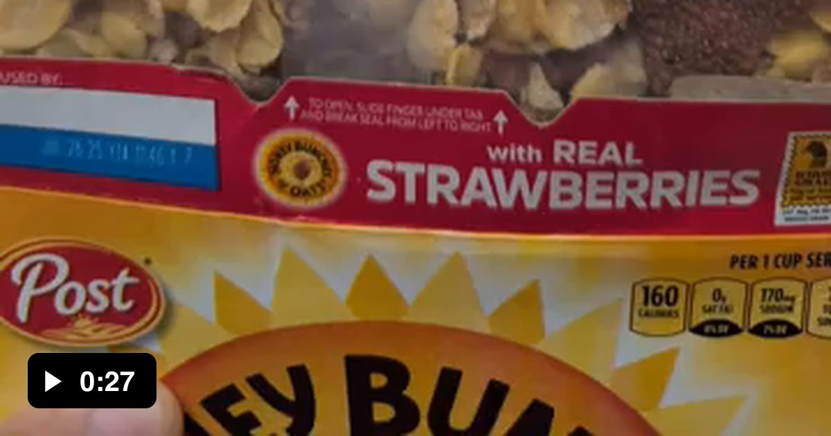 Just bought a box of cereal today. Still unopened. - 9GAG